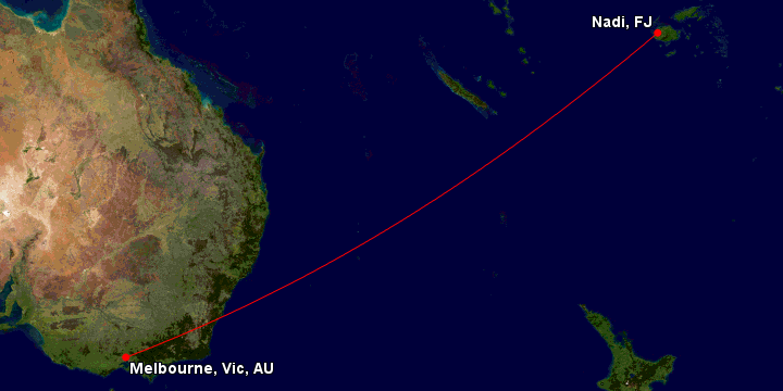 Flight Review – FJ934 Melbourne to Nadi – Nathan's Insights